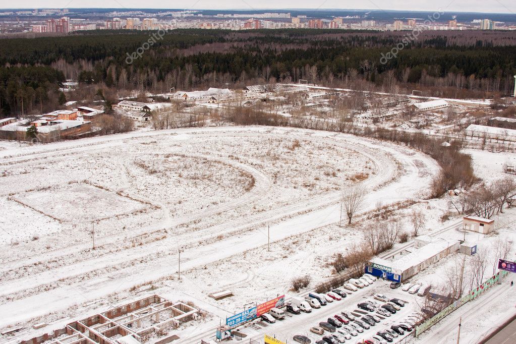 Perm, Rusia-31 de octubre de 2015: la ciudad de Perm, la ciudad ...