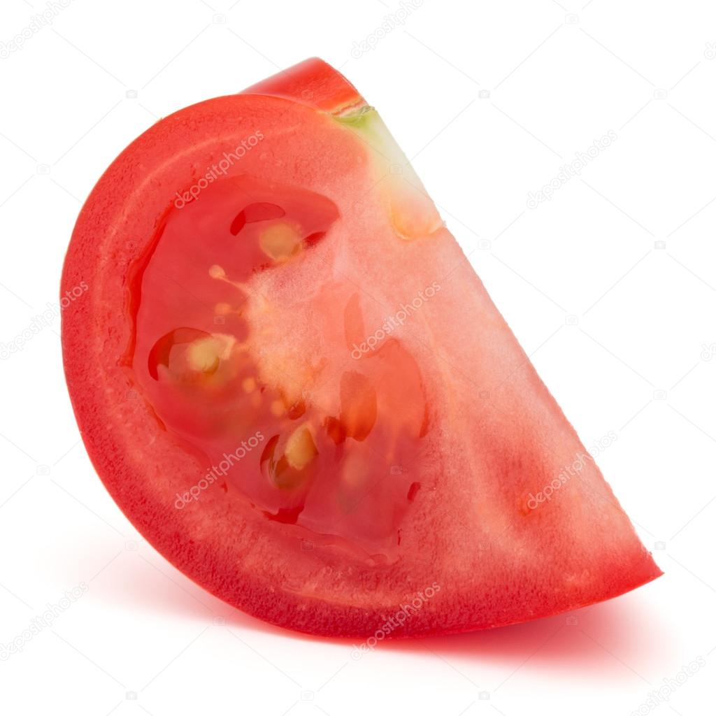 Isolated Tomato slice Stock Photo by ©natika 100350496
