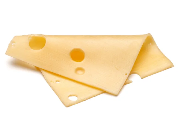 Cheese slices isolated on white Stock Photo by ©natika 102881706