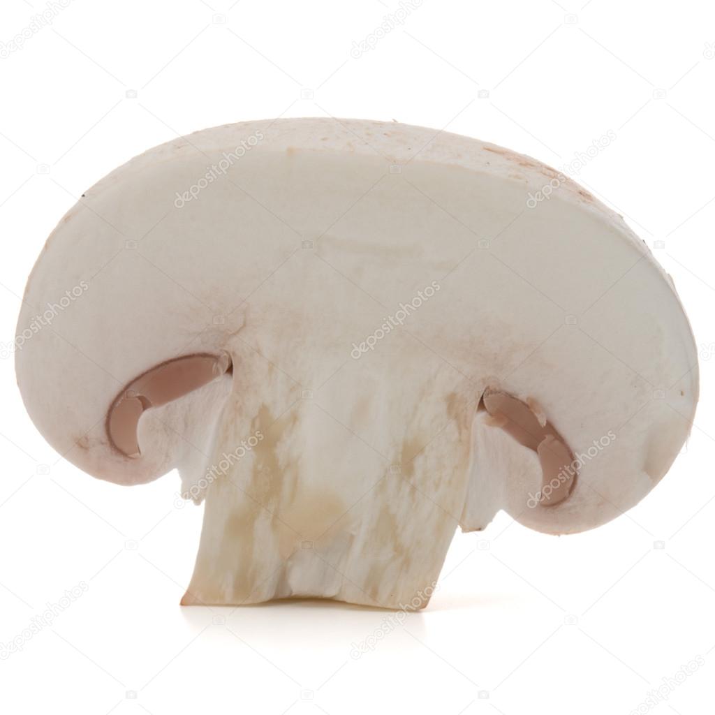 Fresh raw sliced Champignon — Stock Photo © natika #99116604
