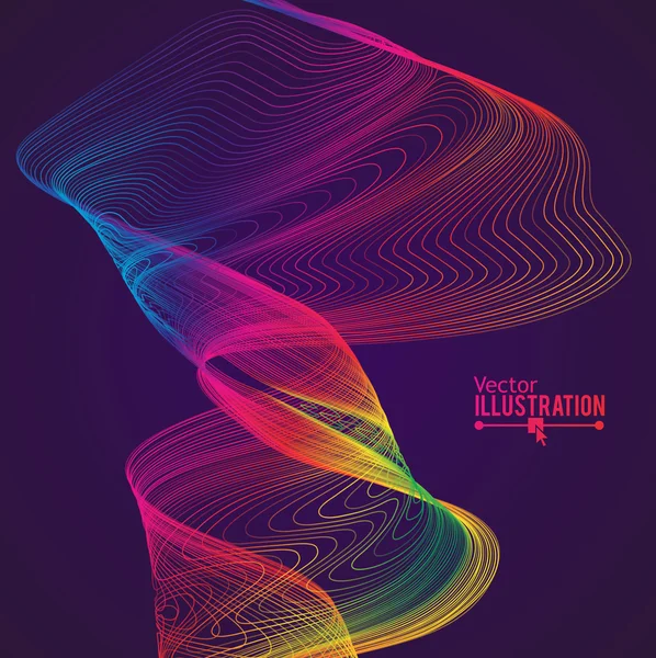 Moving colorful lines Stock Vector by ©jakegfx 111575672