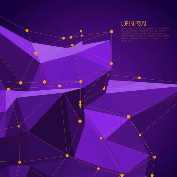 3D Low Polygon Geometry Background Stock Vector by ©jakegfx 111554306