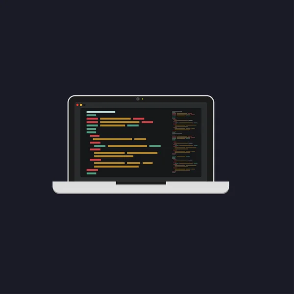 Flat style laptop icon Stock Vector by ©jakegfx 111578230