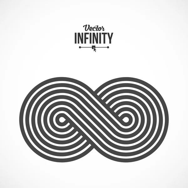 Infinity Symbol Linear Style Vector Sign Isolated White Background ...