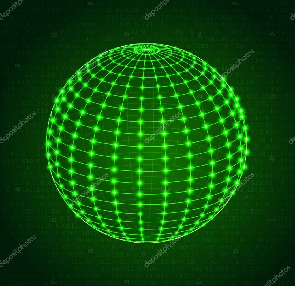 Wire frame sphere Stock Vector by ©jakegfx 111552096