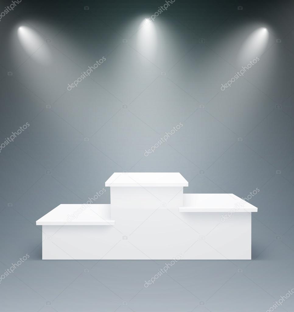 Empty Winners Podium Stock Vector Image by ©jakegfx #111553432