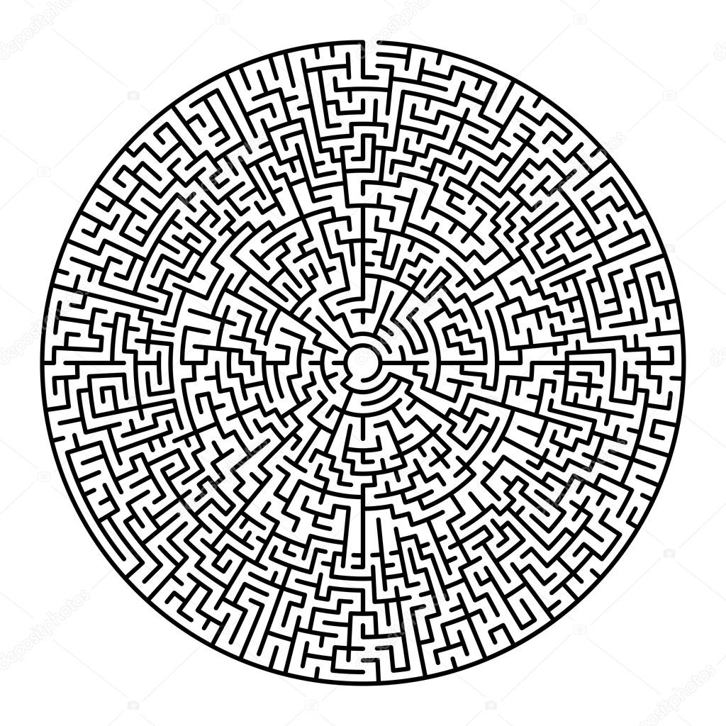 Labyrinth with Entry and Exit Stock Vector by ©jakegfx 111553472