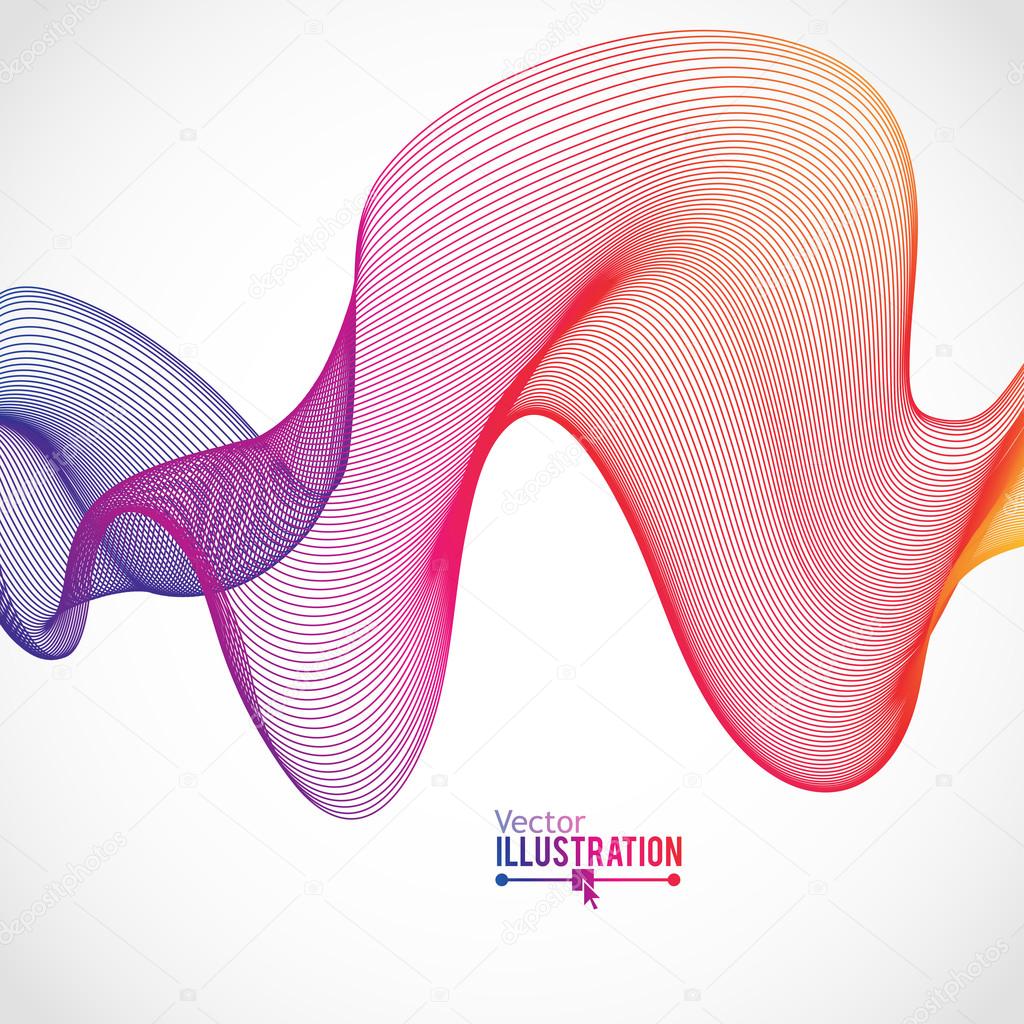 Moving colorful lines Stock Vector Image by ©jakegfx #111556490
