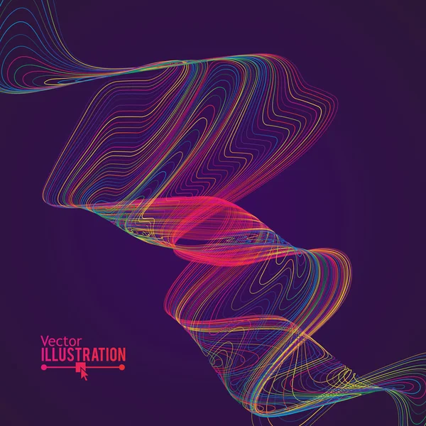 Moving colorful lines Stock Vector by ©jakegfx 111575672