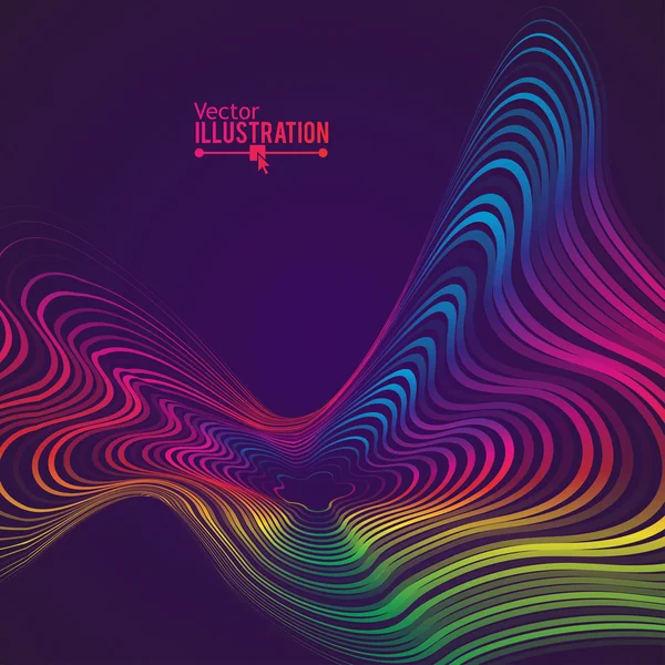 Lineas de colores imágenes de stock de arte vectorial | Depositphotos