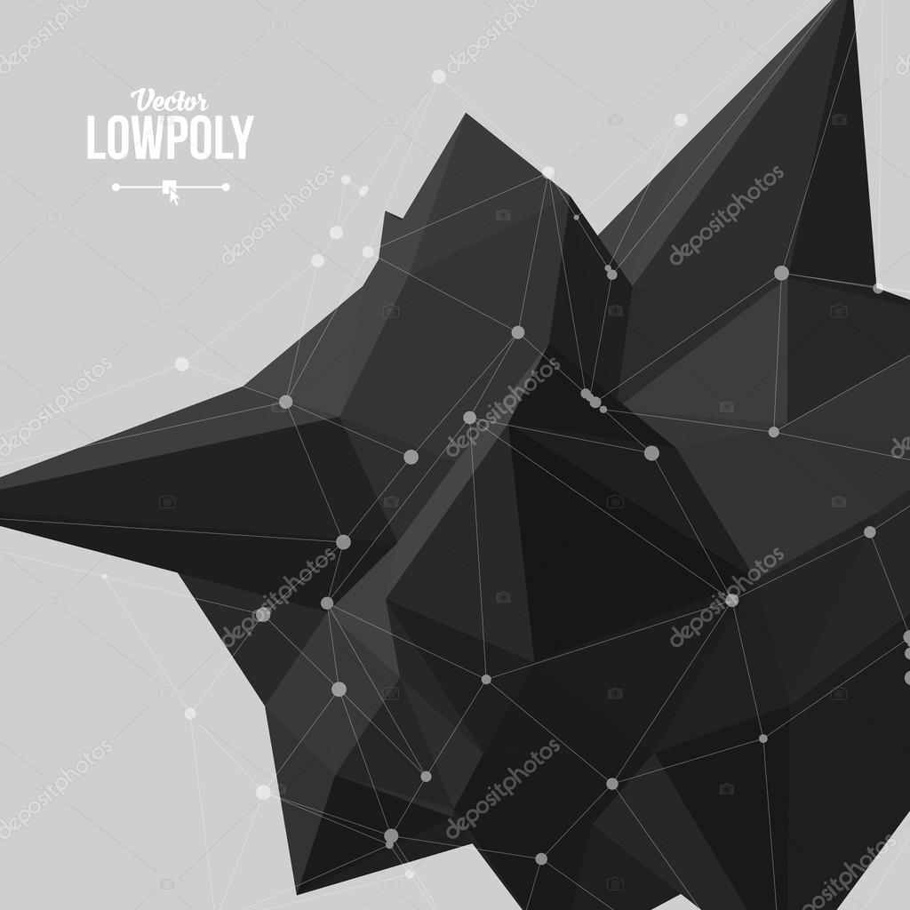 3D Low Polygon Geometry Background Stock Vector by ©jakegfx 111575992