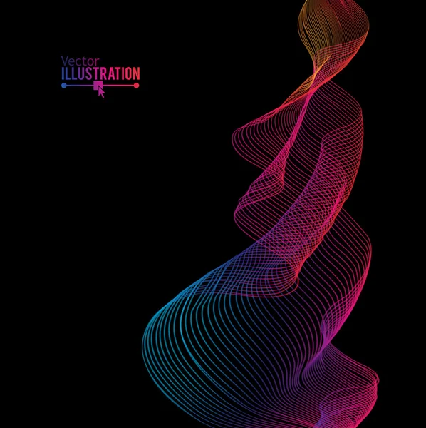 Moving colorful lines Stock Vector by ©jakegfx 111575672