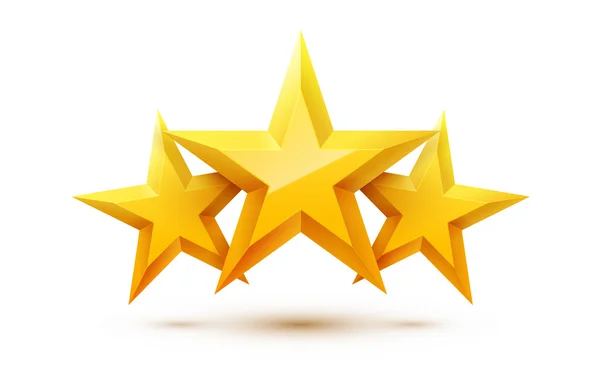 Three Golden Stars Stock Vector Image by ©jakegfx #111583012