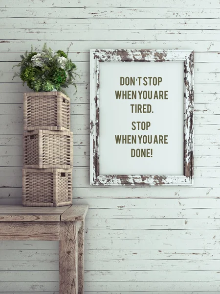 Inspirational Quote on Picture Frame. Stock Photo by ©zzoplanet 97215356