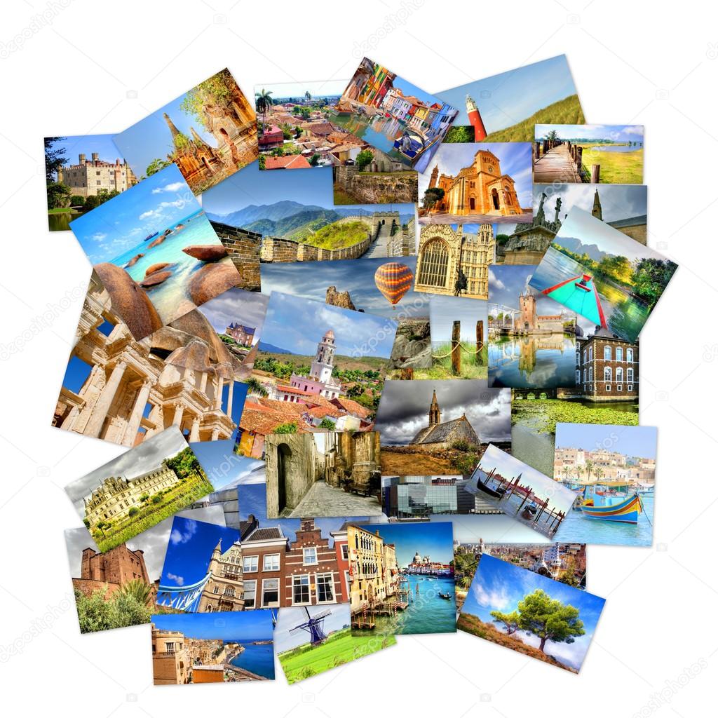 Collection of photos with travel destinations Stock Photo by ©scrabble ...