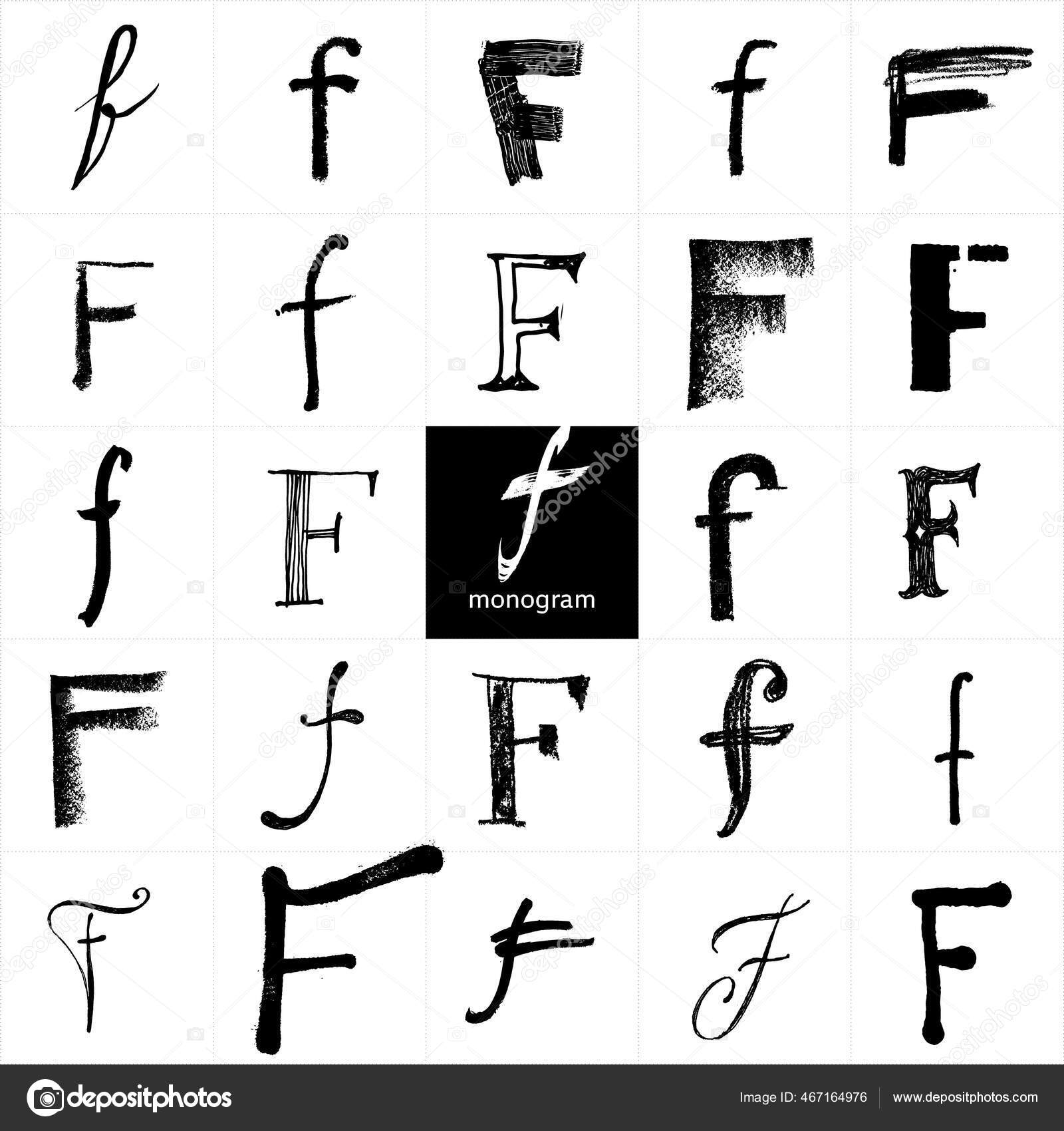 Letter A In Different Styles Elegant Letter A Fonts