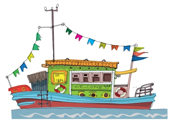 ᐈ Narrow boat cartoon stock images, Royalty Free narrow boat vectors ...