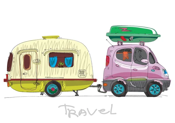 Rv Trailer Cartoon