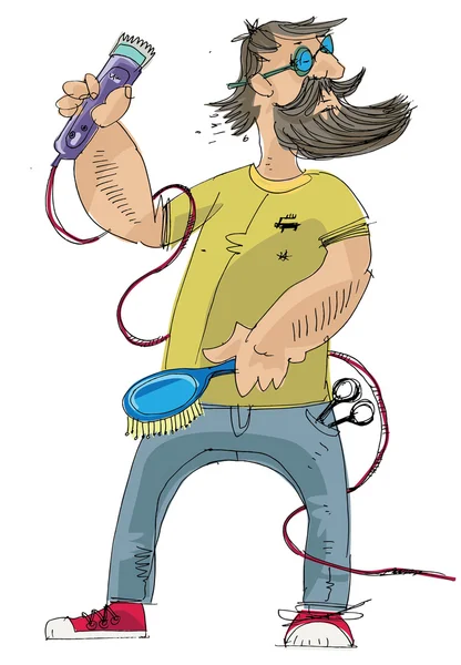 Barber shop - cartoon — Stock Vector © iralu1 #88313948 Barber shop - cartoon — Stock Vector © iralu1 #88313948