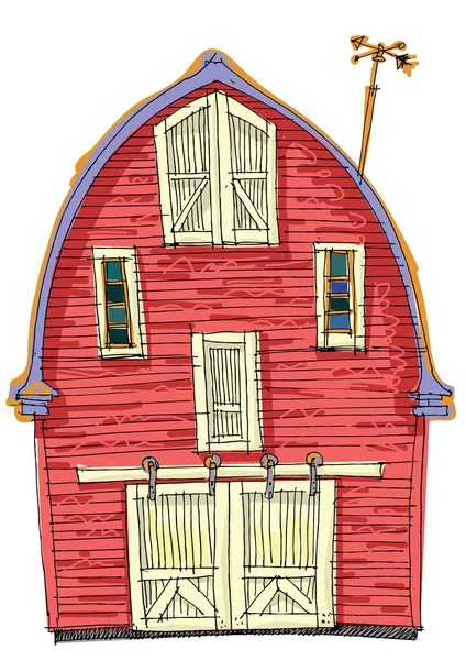 ᐈ Red barn doors , Royalty Free barn door vectors | download on ...