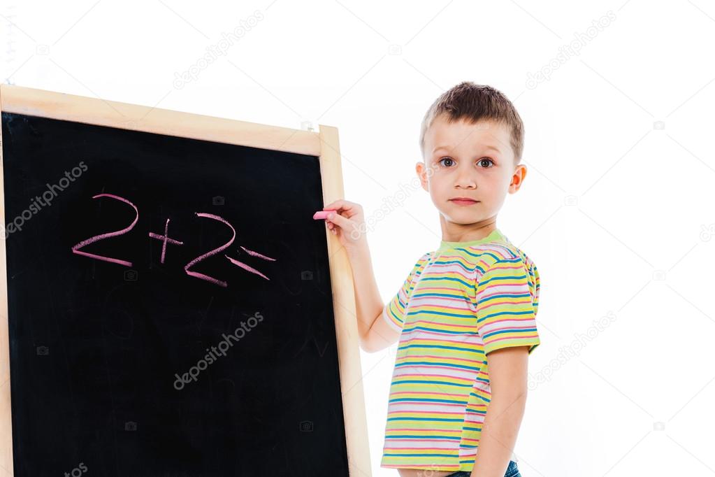 Simple math question — Stock Photo © mamontenok #77922040