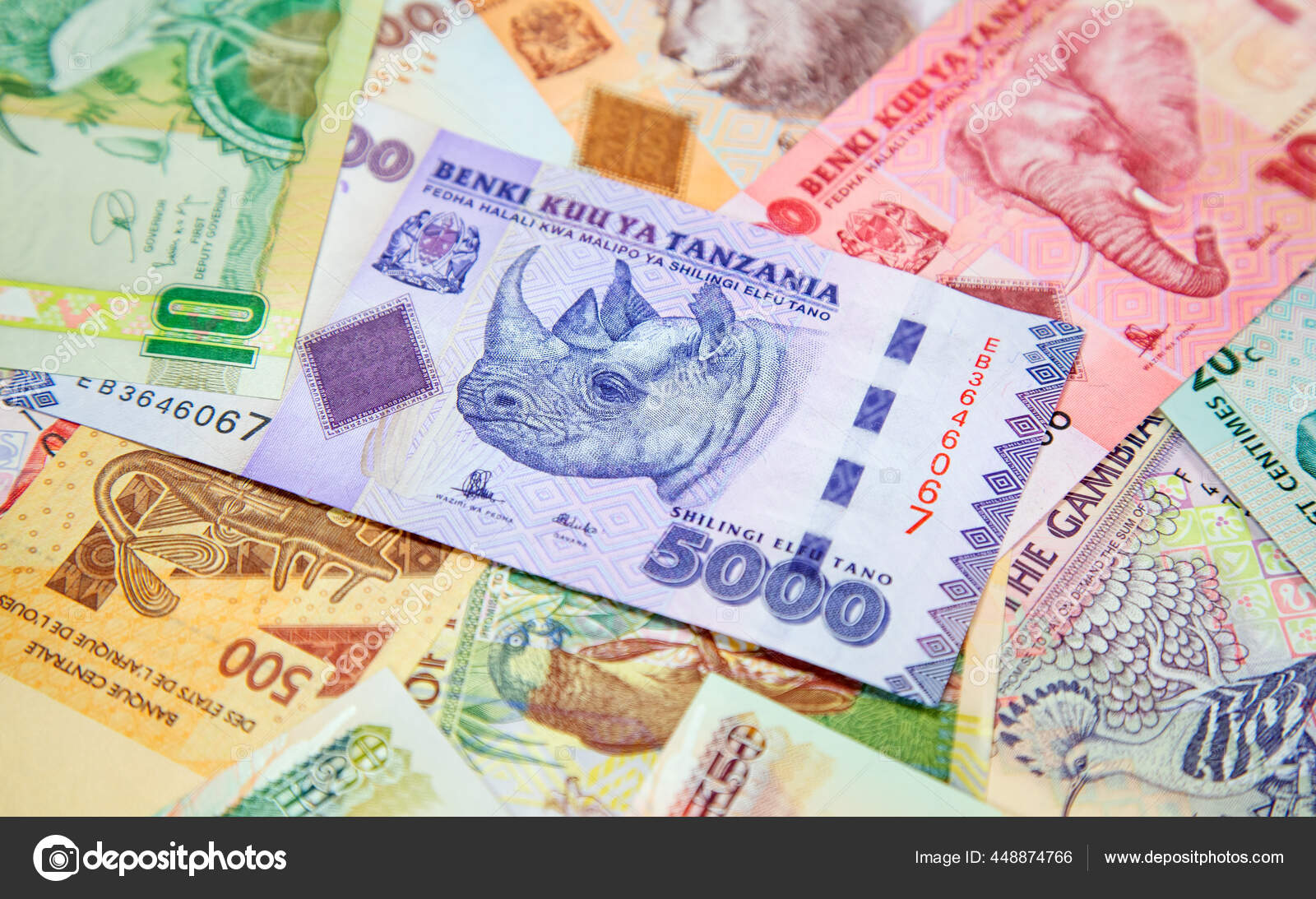 Variety African Banknotes Stock Photo by ©swisshippo 448874766
