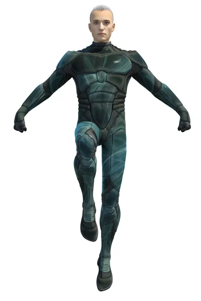 Sci-Fi superhero isolated Stock Photo by ©Surovtseva 116475606