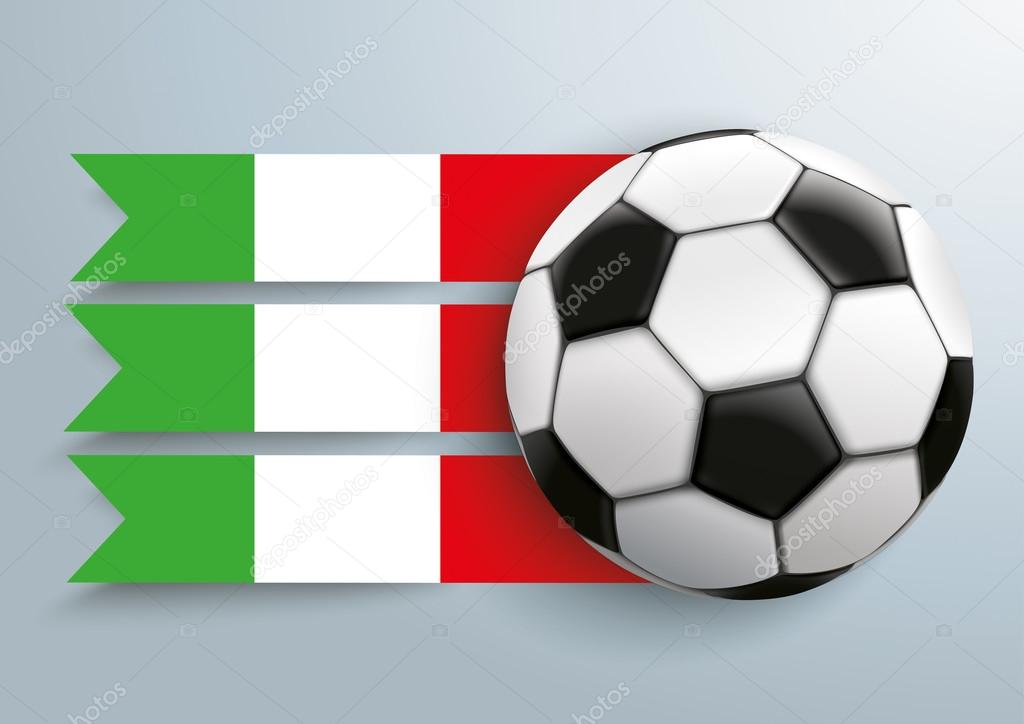Football Italy Flag Stock Vector Image by ©limbi007 #108384668
