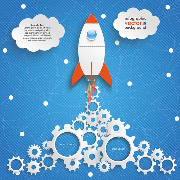Rocket Gears Production Infographic Stock Vector Image by ©limbi007 ...