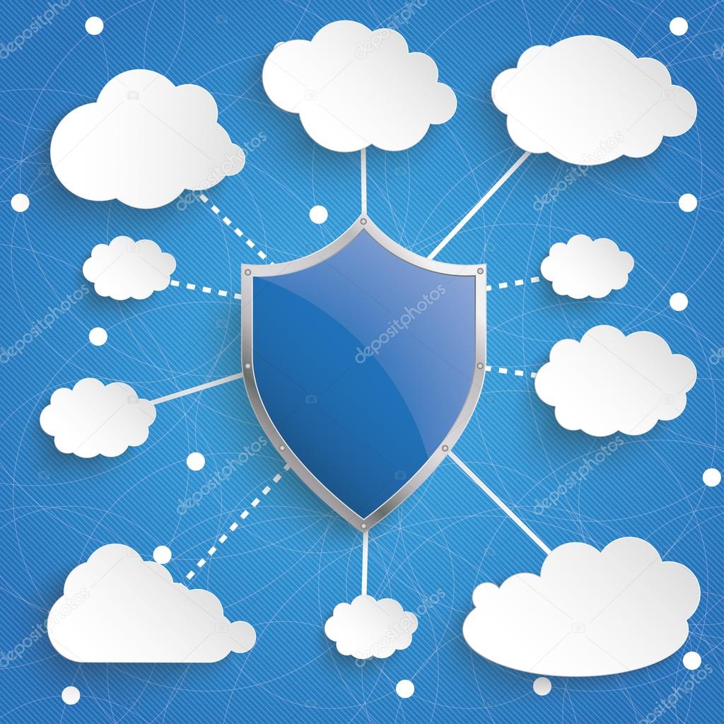 Infographic Internet Networks with clouds Stock Vector Image by ...