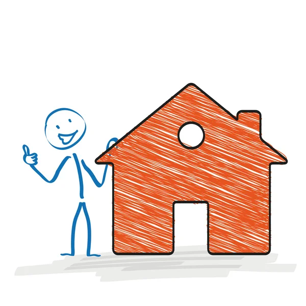 100,000 Stickman house Vector Images | Depositphotos