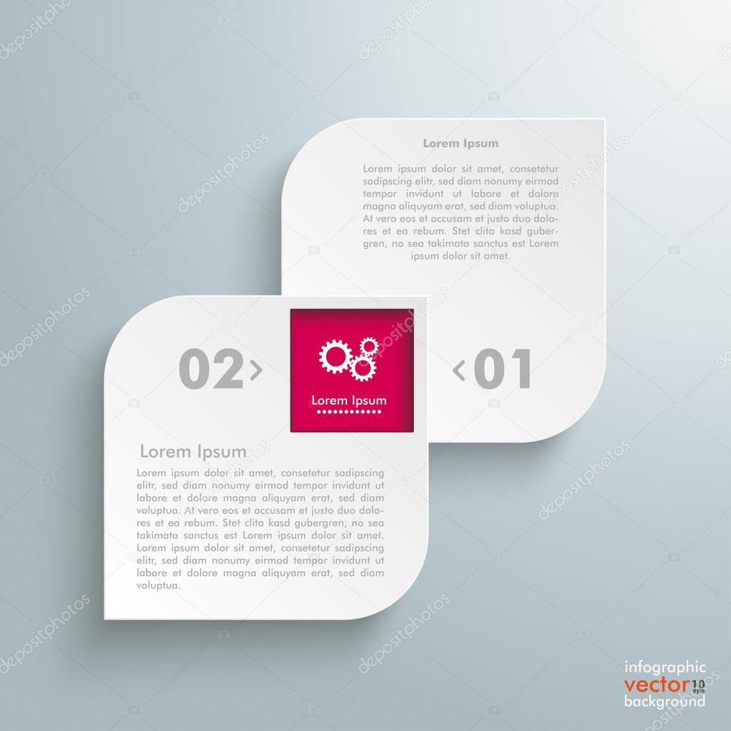 Template rectangles design, Template 2 Options 1 Hole Stock Vector ...