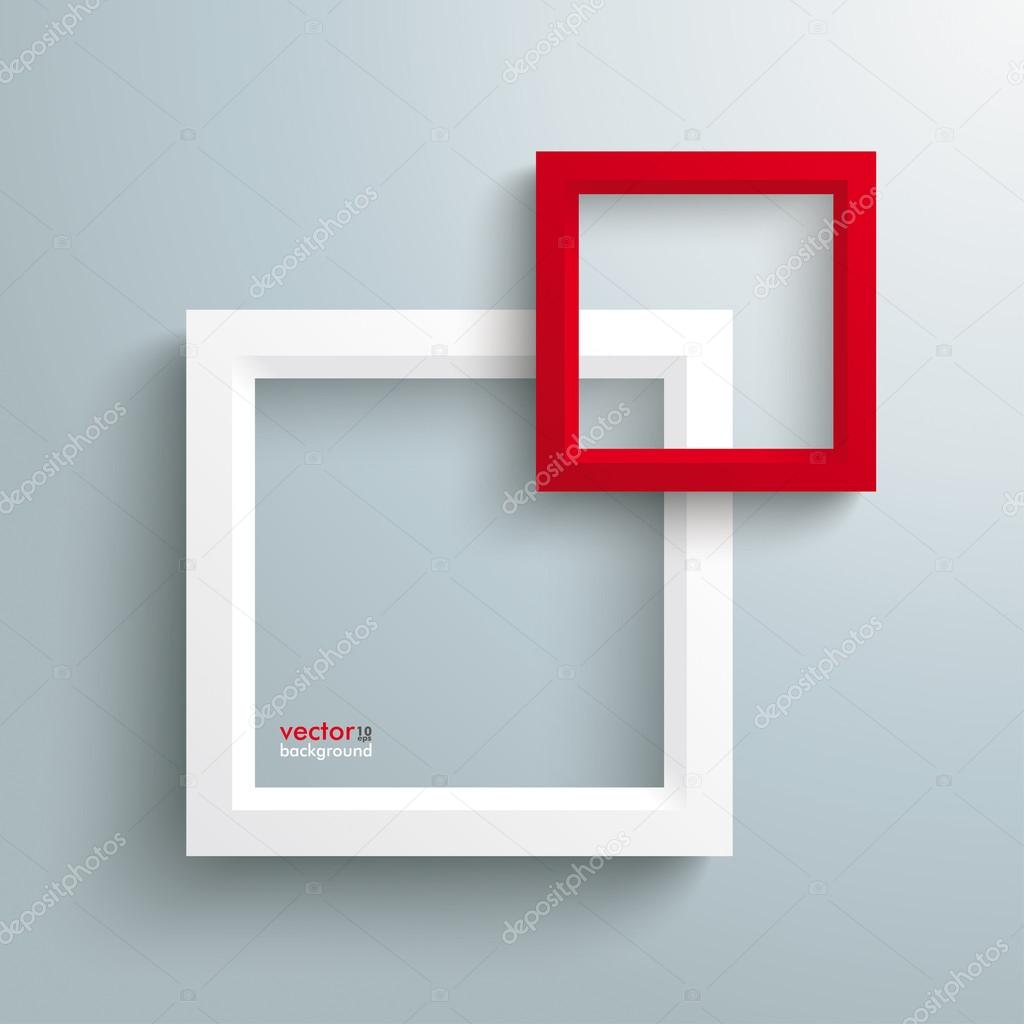 White And Red Frames Silver Background Stock Vector Image by ©limbi007 ...