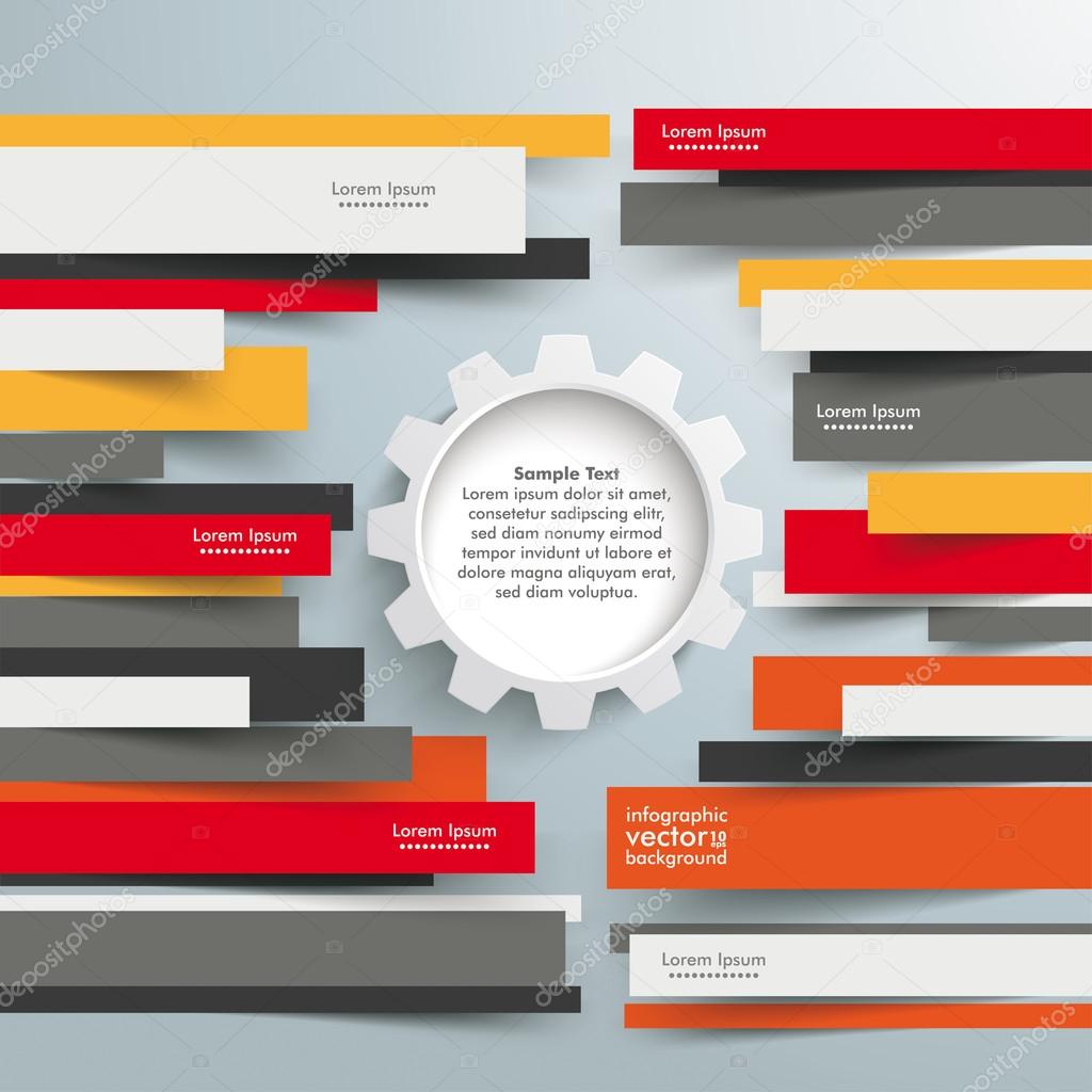 Infographic Brochure with Paper Lines Stock Vector Image by ©limbi007 ...