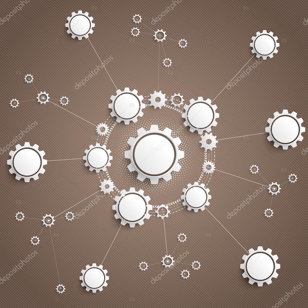 Gears Cycle Infographic Stock Vector by ©limbi007 72581845