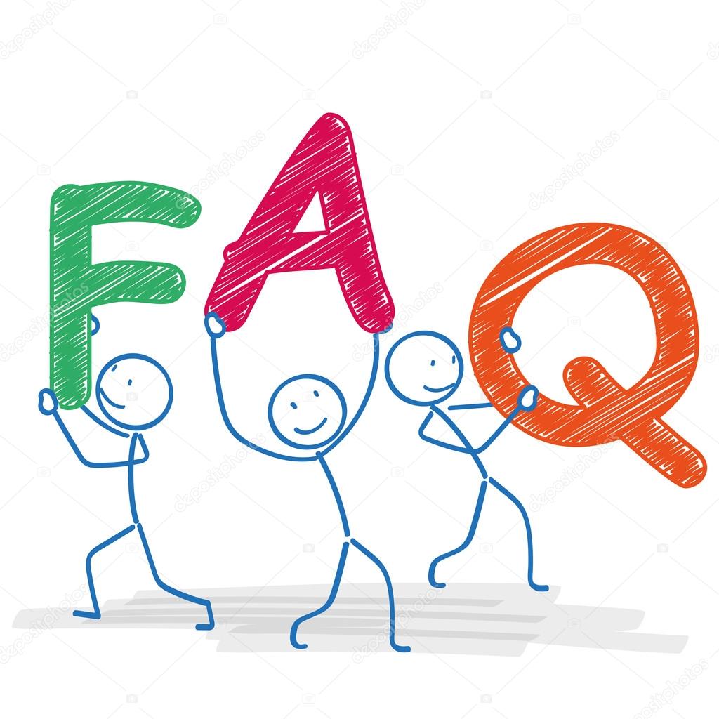 Stickmen con texto FAQ Vector de stock por ©limbi007 72586995