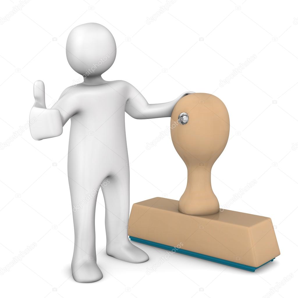 White cartoon character Stock Photo by ©limbi007 72593225