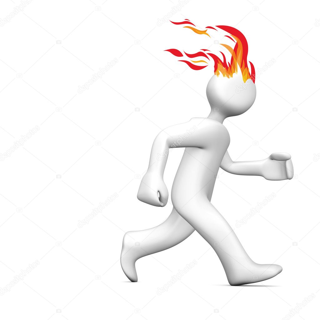 Personaje de dibujos animados blancos — Foto de stock #72593539 © limbi007