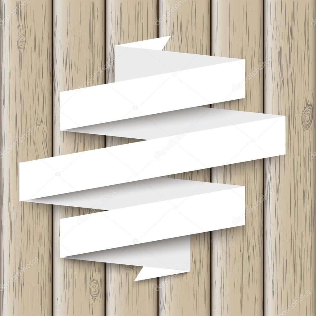 White Paper Ribbon Stock Vector Image by ©limbi007 #74137253