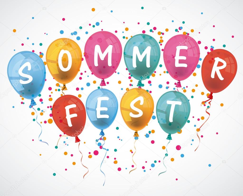 "Sommerfest", translate "Summer fair" Stock Vector Image by ©limbi007 ...