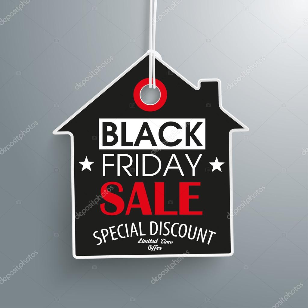 Black Friday House Price Sticker Stock Vector Image by ©limbi007 #91837512