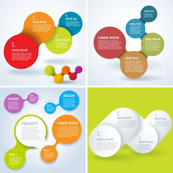 Simply infographic step by step vector template Stock Vector Image by ...