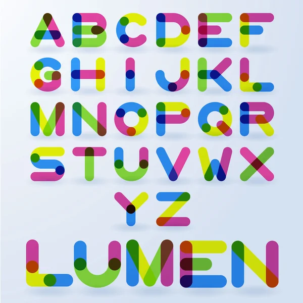 Rainbow alphabet Vector Art Stock Images | Depositphotos