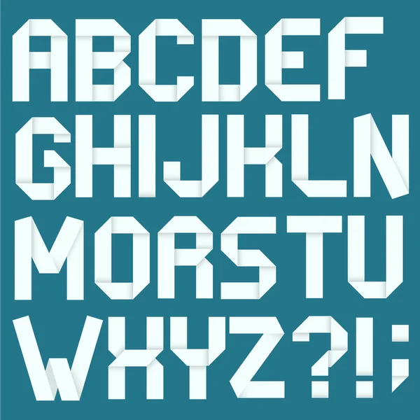 Folded typography Vector Art Stock Images | Depositphotos