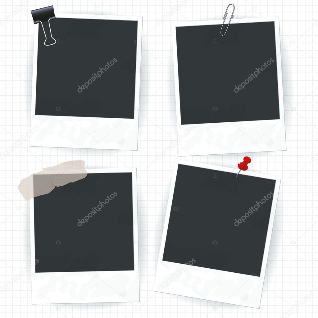 Blank photo templates set Stock Vector Image by ©mustahtar #121686204