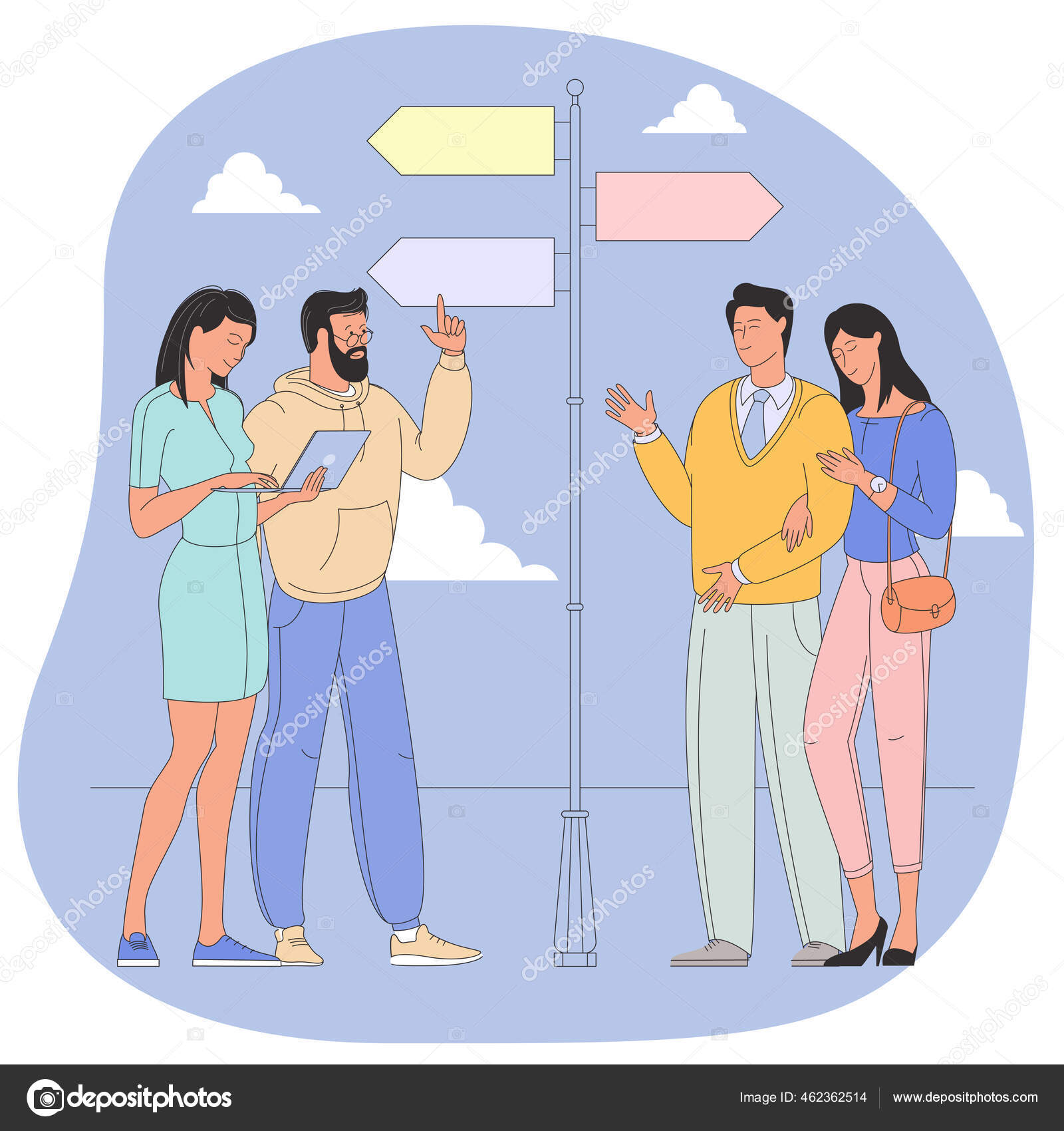 Choosing way vector iconcept Stock Vector by ©mustahtar 462362514