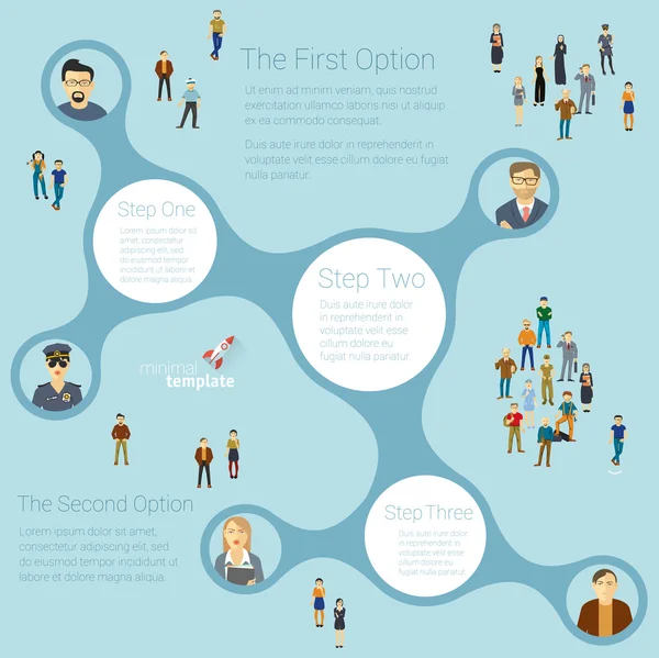 Human infographics template. — Stock Vector © mustahtar #62085915