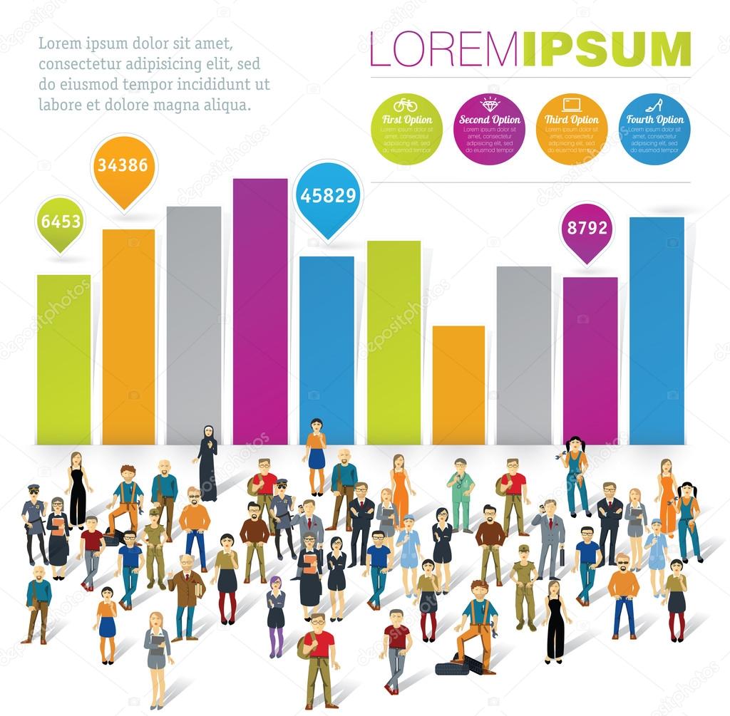 Human infographics. template. Stock Vector Image by ©mustahtar #83562278