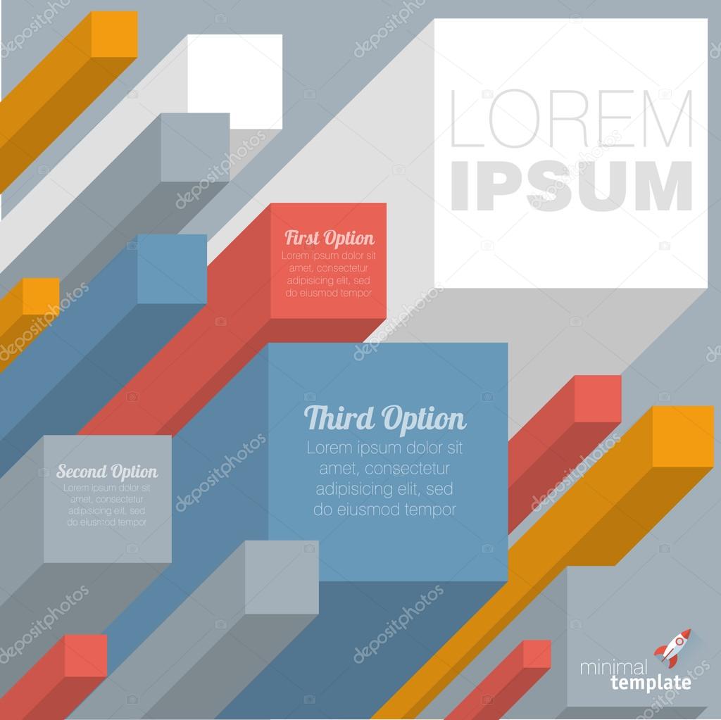 Color boxes. Infographic chart Stock Vector by ©mustahtar 83565134