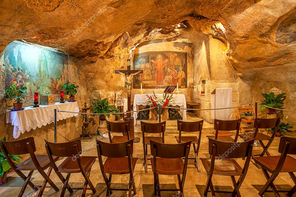 Grotto of Gethsemane in Jerusalem, Israel. — Stock Photo © rglinsky ...